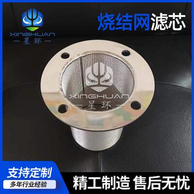 烧结IIT快滤芯家厂卡盘滤筒卡式丝网粉尘过滤钢网管道不锈过滤网