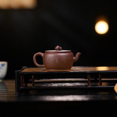入门级原紫泥紫砂壶宜茶具汉兴小品紫砂壶手工太湖石矿瓦太湖石汉