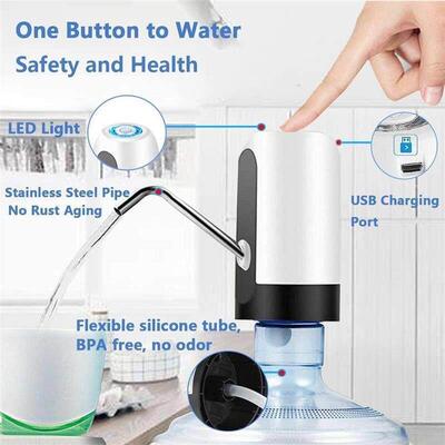 Electric Portable Water Dispenser Pump for 5 Gallon Bottle U