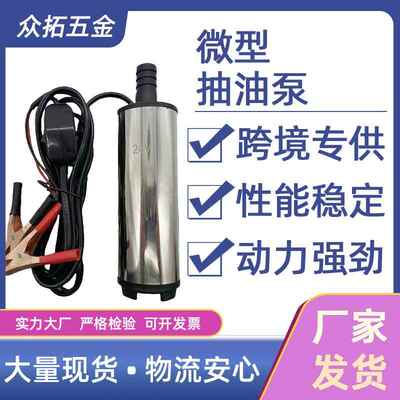 厂家直销便携式抽油泵12v24v51型柴油泵抽水泵