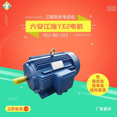 六安江淮电机马达YE2-80~355系列三相异步电动机11kw45kw55kw90kw