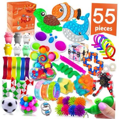 Mystery Fidget Toys Pack Set Pack Anti Stress Christmas Adve