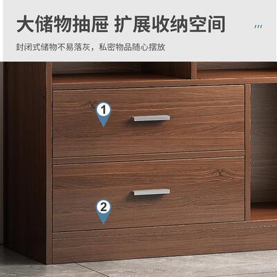 书架置物架简易落收纳地用客家厅卧室型办公A10332-Z室一体靠墙网