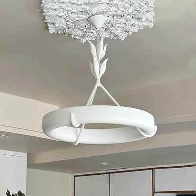 法式Athena Calderone石膏客厅吊灯设计师复古别墅卧室餐厅奶油灯