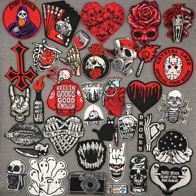 Embroidery Patch Ironing Applications Clothing Thermoadhesiv