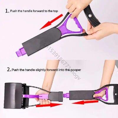 Pet Waste Picker Pooper Collector Convenient PuppyDogs Poop