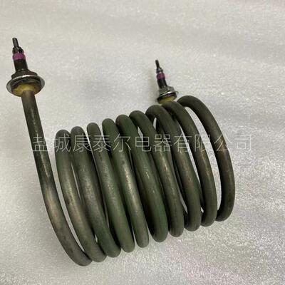 圆圈螺旋形加热管 Incoloy800发黑处理高温加热管 干烧高温电热管