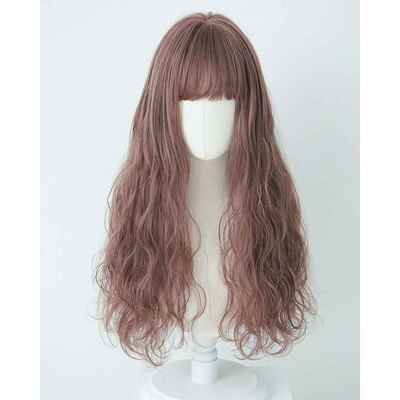 高档卷Brightlele新艺蓬松蛋卷长金发纹理烫水工波纹长发色假发的