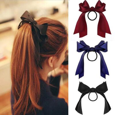 Fashion Korean Bow-Knot Hair Ties Scrunchies Women Girls Ela