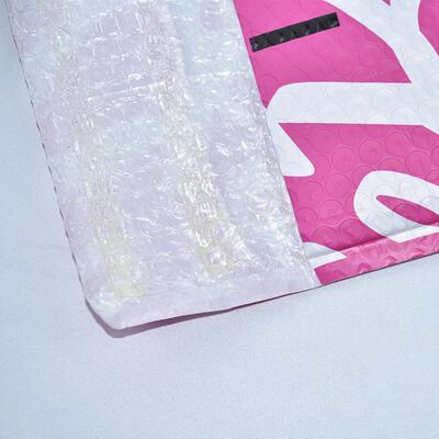 哑光复合胶膜双条气泡袋加膜厚快AVN递包装色袋彩快递袋打包防水