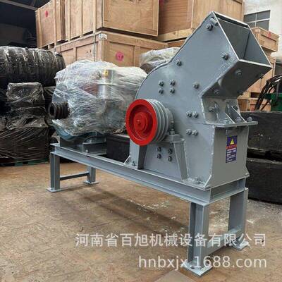 一次成型石料细碎锤式粉碎机柴油3-5tph矿石破碎石灰石锤式破碎机