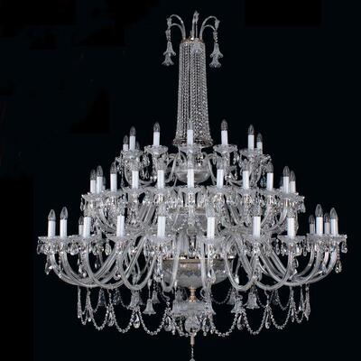 宴会厅礼宴酒店工晶程厅大型水吊灯欧式复式楼77328大客别厅墅长