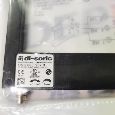 德国进口di-soric OGU 080 G3-T3槽型光电开关
