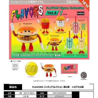 7月预售 Kenelephant FLAVORS汉堡人 薯条冷饮人第6弹
