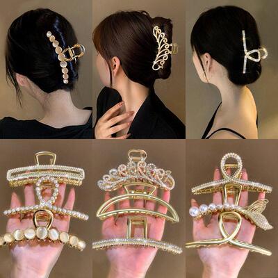 Hair clip female back spoon shark clip hair accessory发夹
