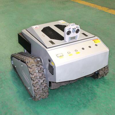 10-180mm可调高度园林除草智能设备ZY-550L遥控锂电割草机履带式