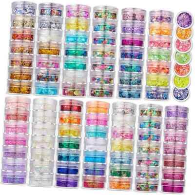 7Colors/Set Shinning Glitter Sequ Gel For Party Christmas DI