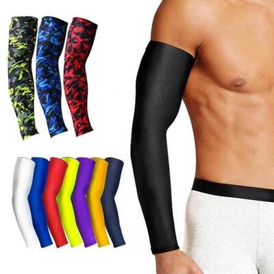 Breathable Quick Dry UV Protection Running Arm Sleeves Baske