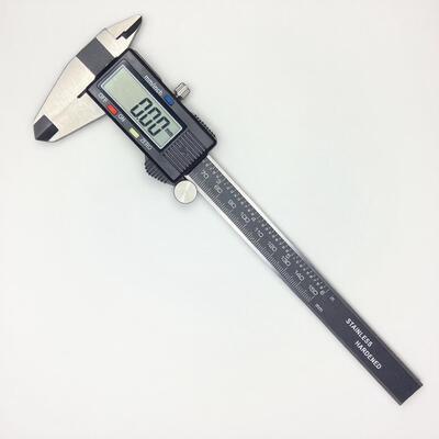 高品质不锈数显游标卡尺-1标44150MM 深度钢尺0测量工具带表油卡