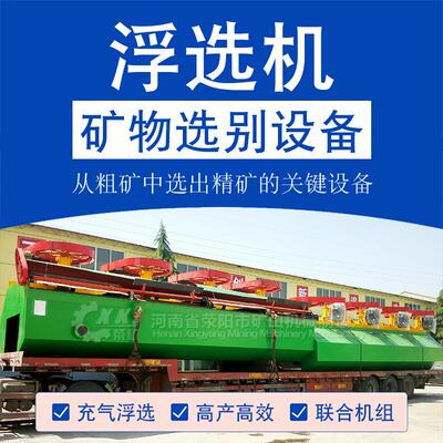 JJF-20大型浮选机成套设备 选矿生产线配套浮选槽 厂家包安装调试