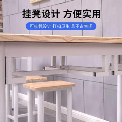 公司食堂餐桌椅员工饭堂桌椅学校人人快餐厅长桌子工厂职工餐桌