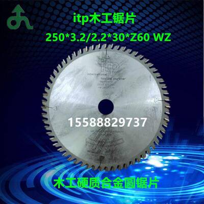 德国leitz蓝帜itp系列木工实木裁板锯推台锯250*3.2/2.2*30 Z60WZ