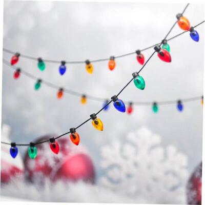 1/3/5M Christmas Decoration Light String Xmas Wreath DIY Col