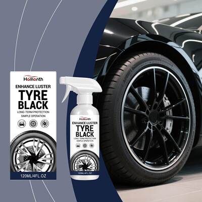 HOMONTH Tire Shine Spray - Tire Care for Luster, Prevents Cr
