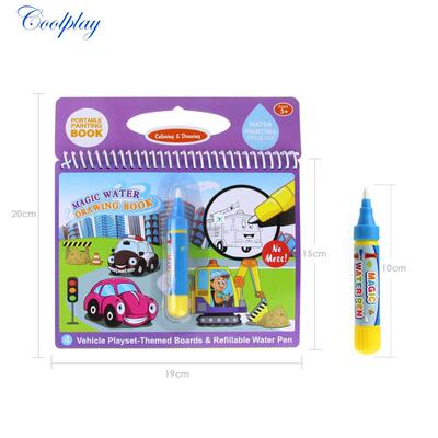 Magic Water Drawing Book Coloring Book Doodle Magic Pen