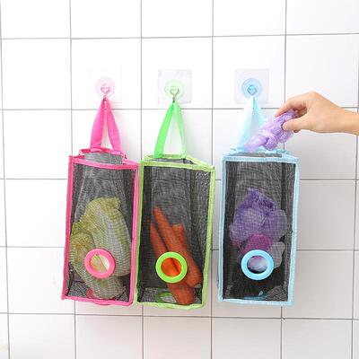 Creative Grid Trash Bags, Storage Bags, Eco-friendly Plastic