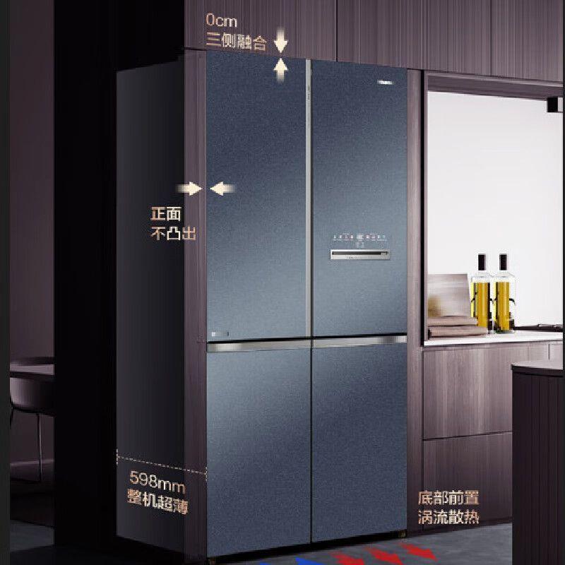 海信璀璨冰箱503L十字真空全嵌AI智能食材管理BCD-503WTDGVBPIVC2