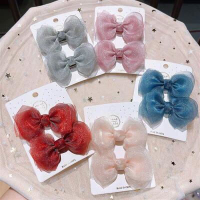 Sweet Bow Side Clip Hair Accessories Girls Hairpin Headwear