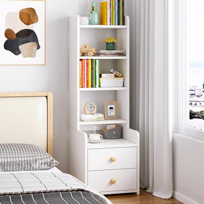 超窄床柜简约现代卧CTG0057室小柜床边头出租房用柜子型储物柜简