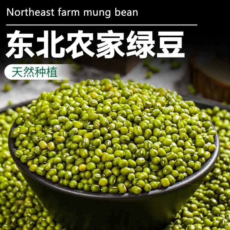 新货东北绿豆24年农家自产新鲜皮薄解暑绿豆汤粥糕发豆芽杂粮豆类