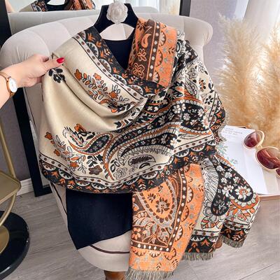 Women's Autumn Winter Elegant Fashion Warm Scarf, Stylish Pa