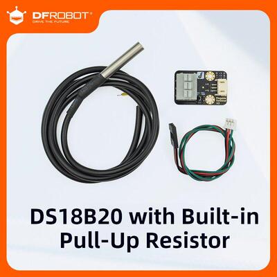 DFRobot Gravity:防水温度传感器套件土壤温度水温检测正版18B20