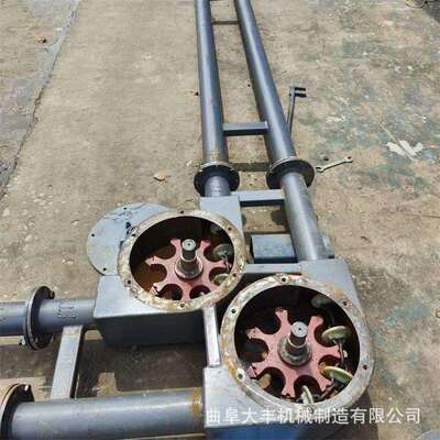 四方型不管锈钢链输送多下料口输管链送机机GL200Z型管链上料机
