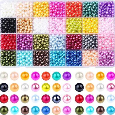 1960pcs 6mm ABS Imitation Pearl Beads for DIY Jewelry Making