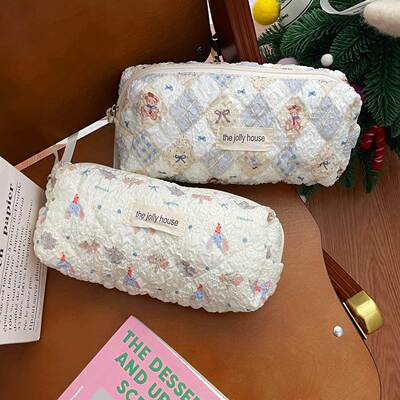 High-aesthetic INS-style bubble cotton new large-capacity st