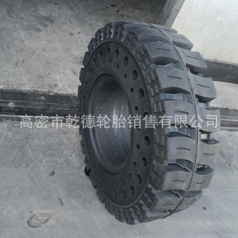 工程机械轮胎 5.00-8 7.00-12 100-20叉车实心轮胎耐磨加厚