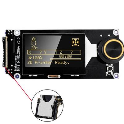 3D打印机配件 MKS MINI12864 V3 SD卡侧插正插 智能显示屏