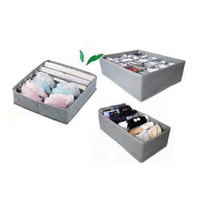 Multi-compartment Underwear Storage Box, Drawer-style Foldab