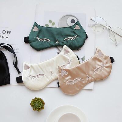 Silk Sleep Mask Natural Sleeping Eye Mask Eyeshade Cover