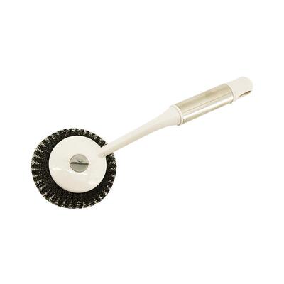 Wall-Mountable Kitchen Cleaning Dish Brush, Stainless Steel