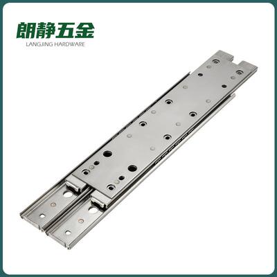 35宽二节双排滑轨线性不锈钢滑轨滑轨两段抽拉型重载导轨SSRRH36