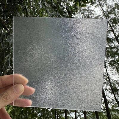 单面磨砂半透明亚克力板定制有机玻璃板加工透光塑料板门窗遮挡板