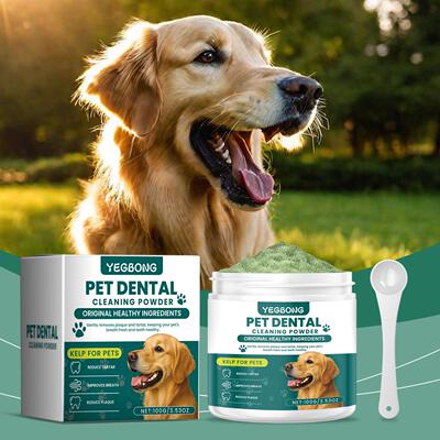 YEGBONG Dog Teeth Cleaning Powder - Balanced Formula for Ora