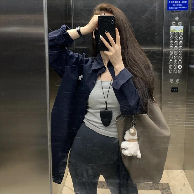 纯棉衬衫女上衣薄款防晒外套夏季天亚麻开衫外搭宽松长袖休闲衬衣