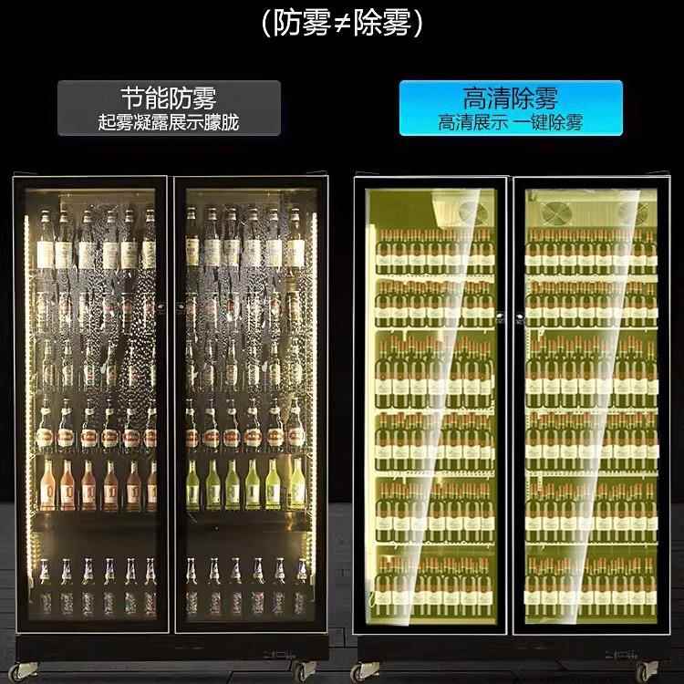网红冰柜保鲜冷柜立式酒三吧展示柜冰箱商用啤便利店门饮93料藏酒