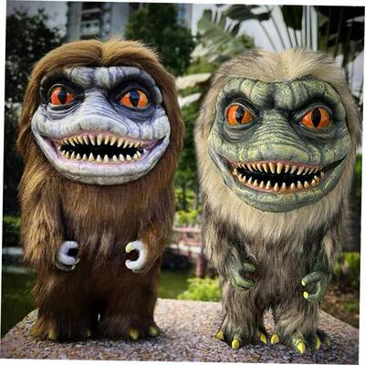 Halloween Stuffed Critters Plush Doll Creepy Prop Goth Plush